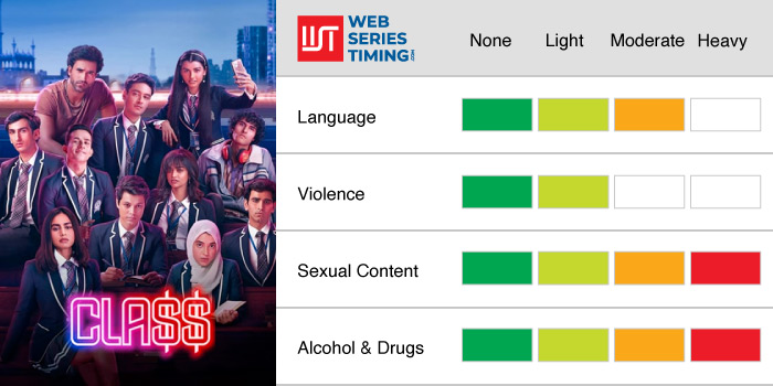 Is Class Hindi Series Family Friendly? Parents Guide (2023)